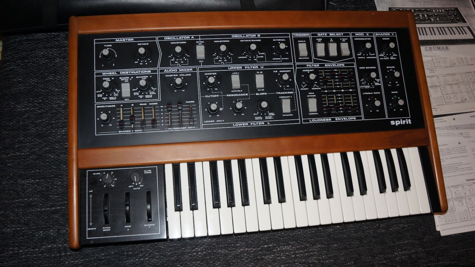 MATRIXSYNTH: Vintage Crumar Spirit - Analog Synthesizer - Bob Moog ...