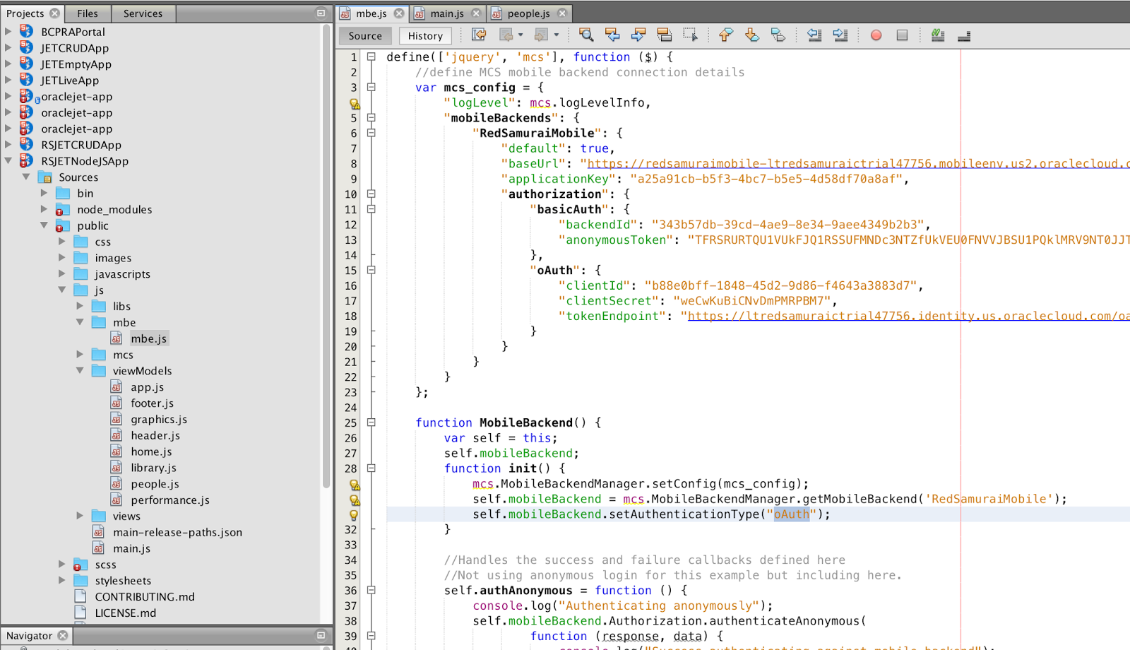 Andrej Baranovskij Blog: Oracle JET and Mobile Cloud Service ...