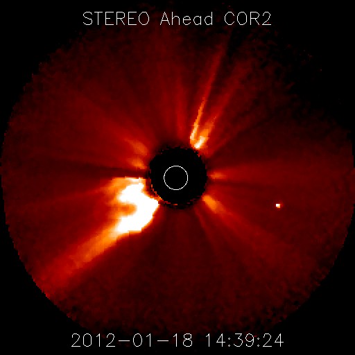 My Solar Alerts: Southern CME - Solar Update for Jan 18 2012