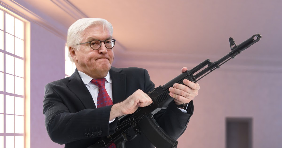 Der Postillon: "Kein Problem": Steinmeier leiht Bodyguard seine AK-74 ...