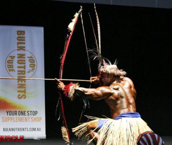 Australian bodybuilder Gary Wright