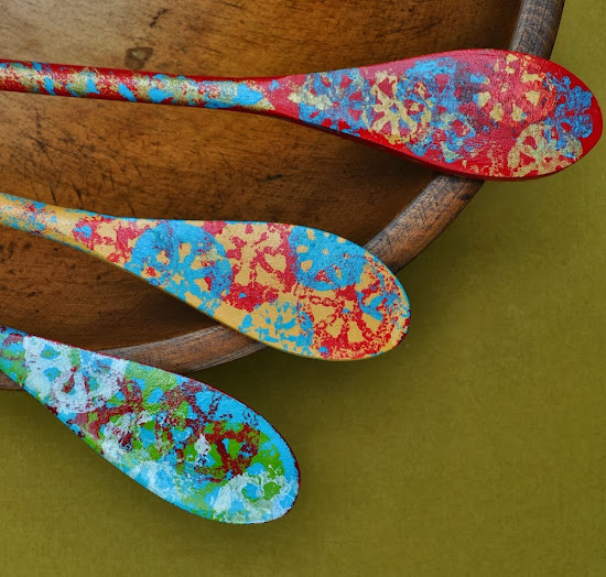 Art with Kids: Painted Wooden Spoons