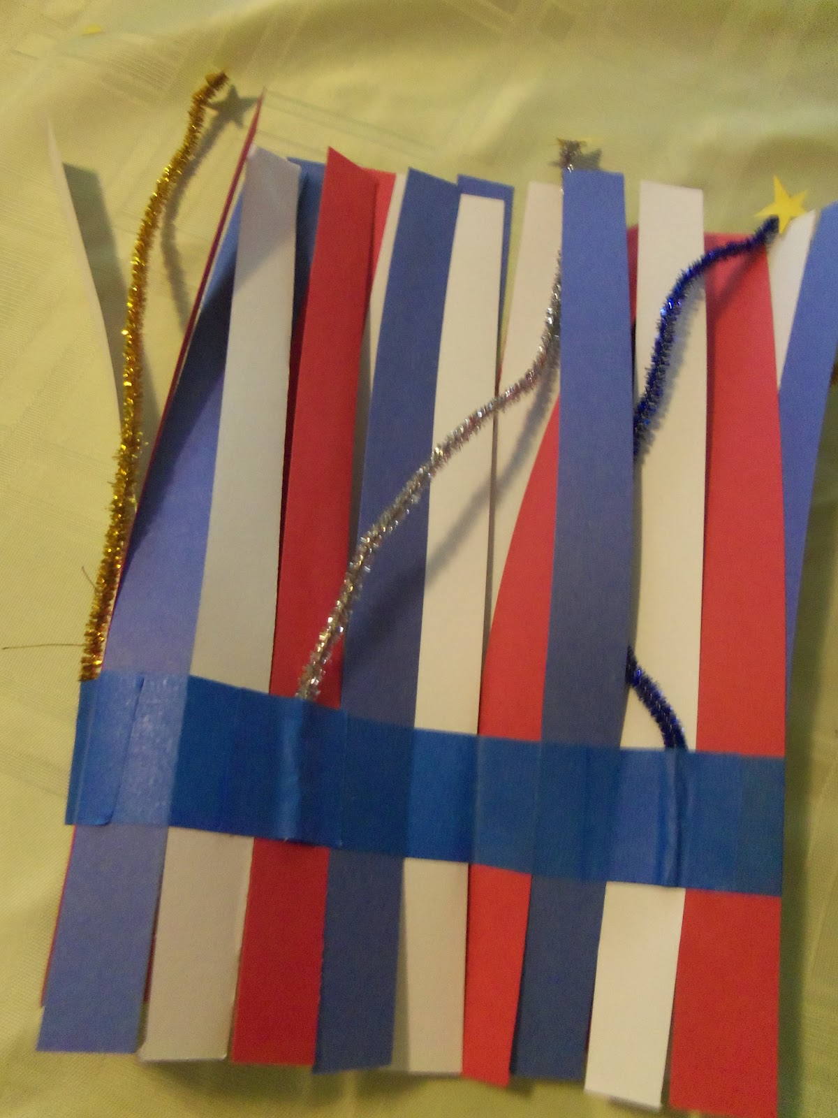 DIY 4th of July Firecracker Kids Hat Craft