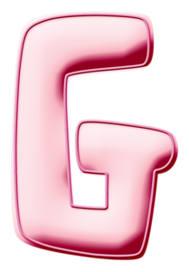 Pink Letters. Letras Rosadas. - Oh my Alfabetos!
