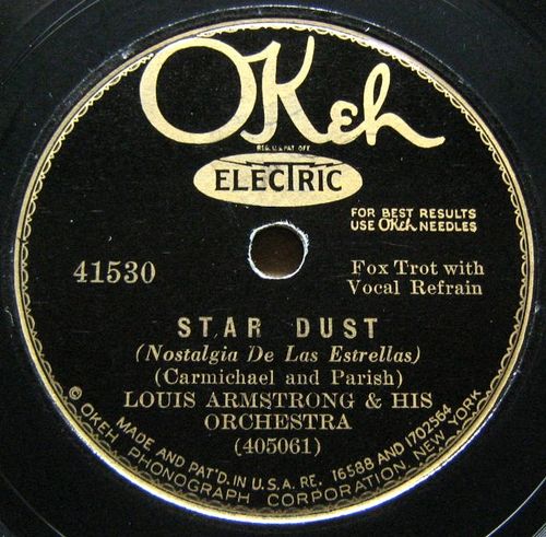 Nihil Novum: Louis Armstrong - Stardust (1931) (By Hoagy Carmichael ...