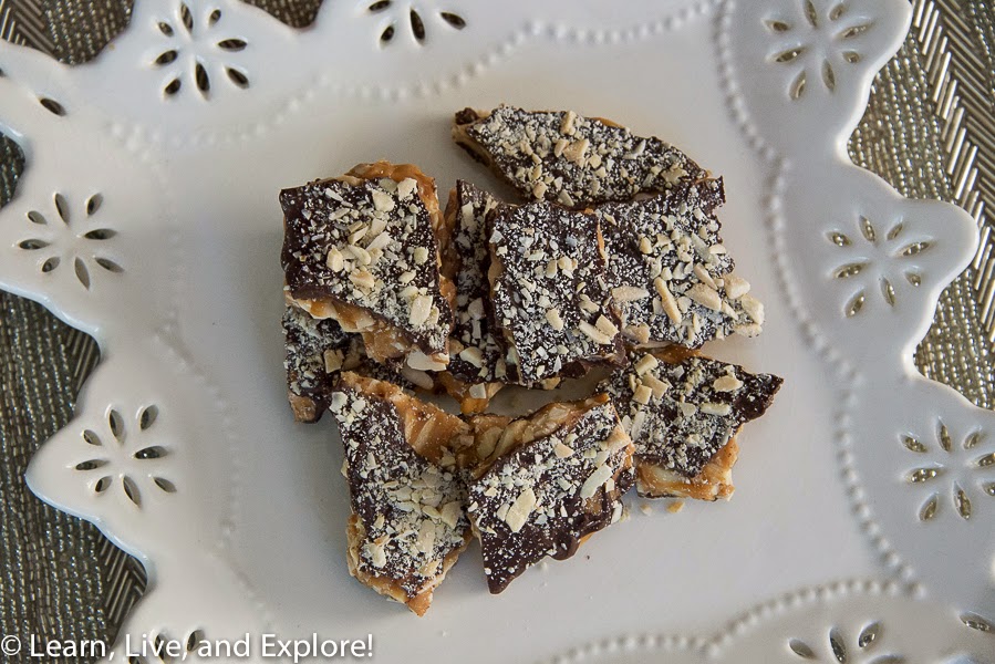 Chocolate Almond Toffee ~ Learn, Live, and Explore!