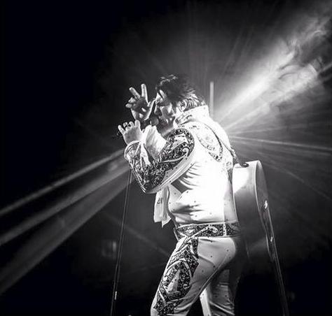 Elvis Presley . . . : Jumpsuit - White Laser Diamond