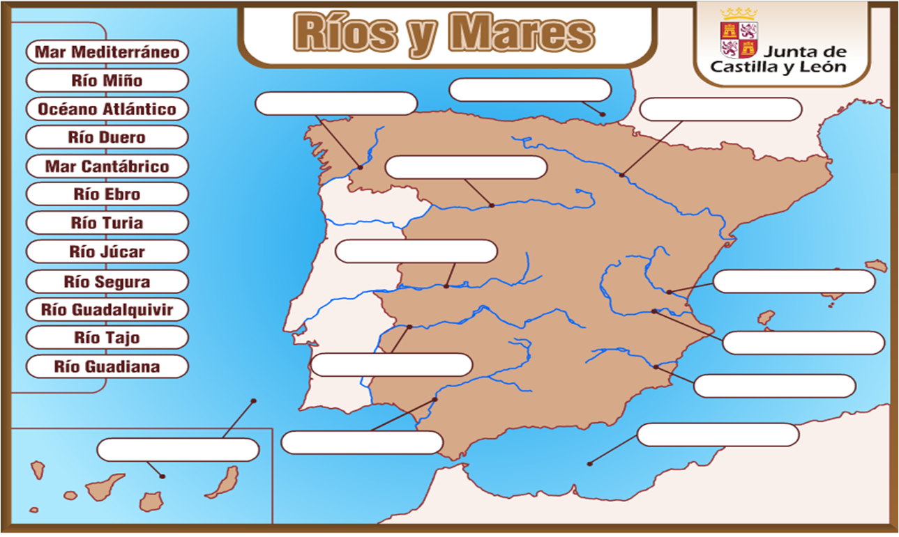 El relieve de la península Ibérica