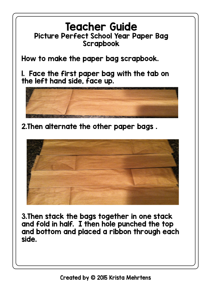 Stellar Students: Back To School Paper Bag Projects