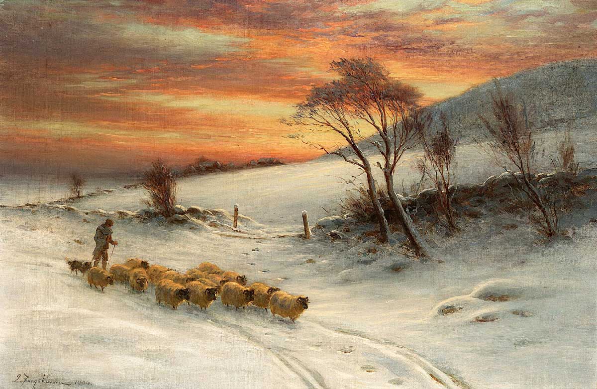 Joseph Farquharson | Victorian Landscape painter | Tutt'Art@ | Pittura ...