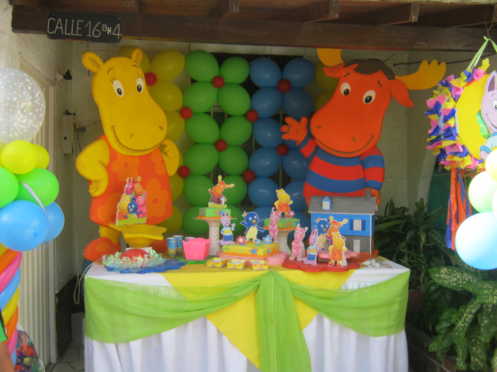 Majestik eventos: FIESTA BACKYARDIGANS