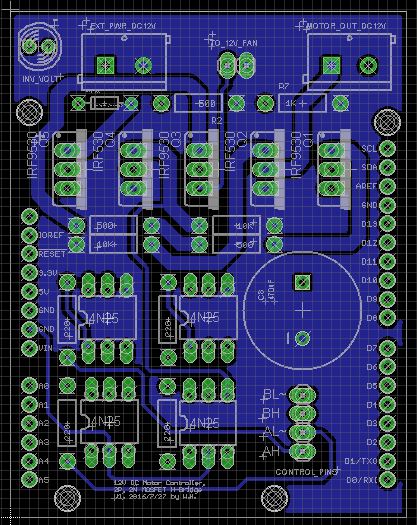 Blog of Wei-Hsiung Huang: DIY H Bridge Shield for Arduino Uno