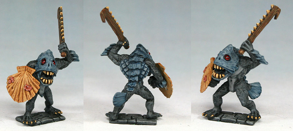 Blue's Marauding Miniatures: Attack of the Krackatoans! The Fishmen ...