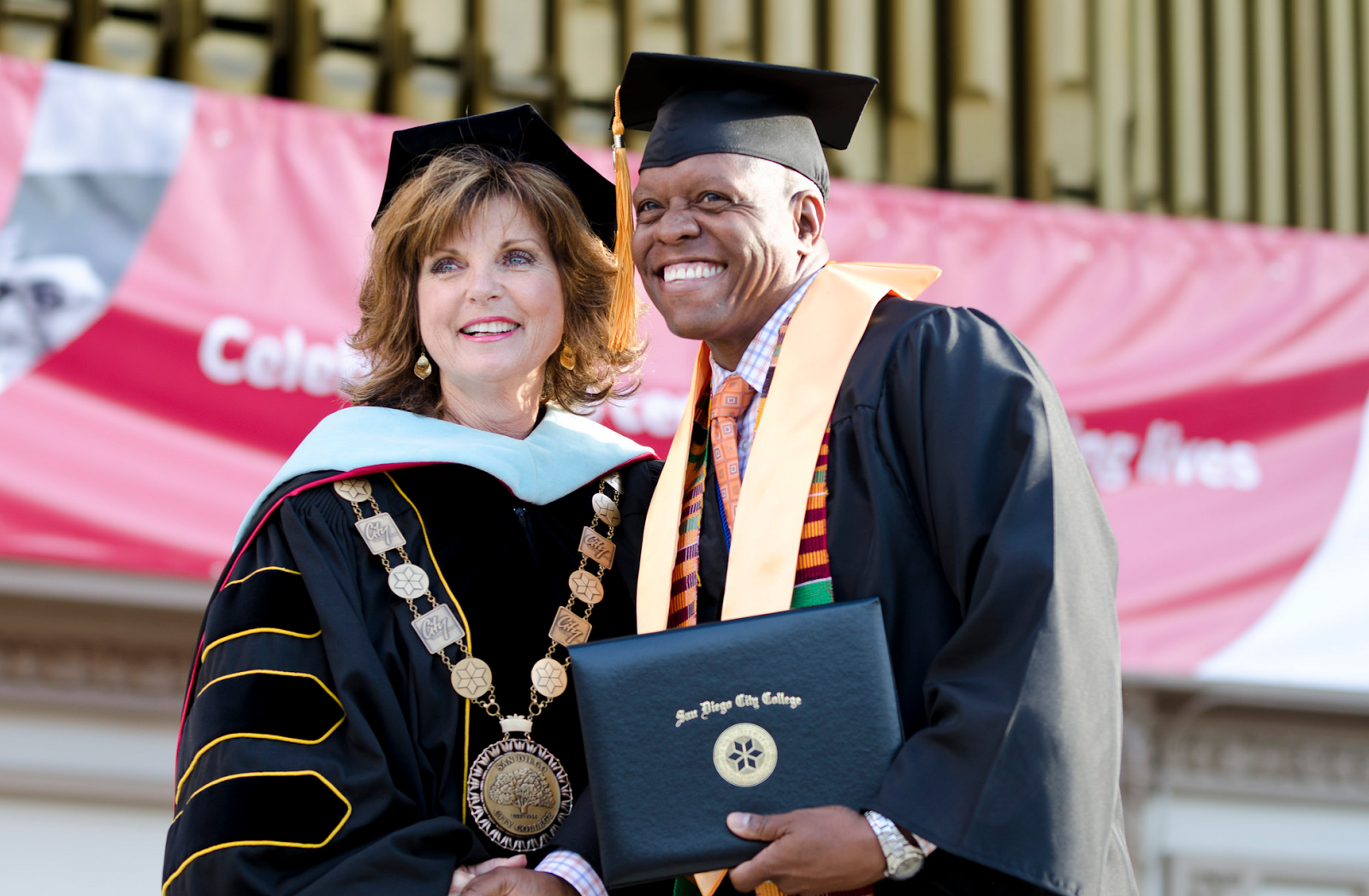 Historic 100th Commencement of San Diego City College - Graphic Design For