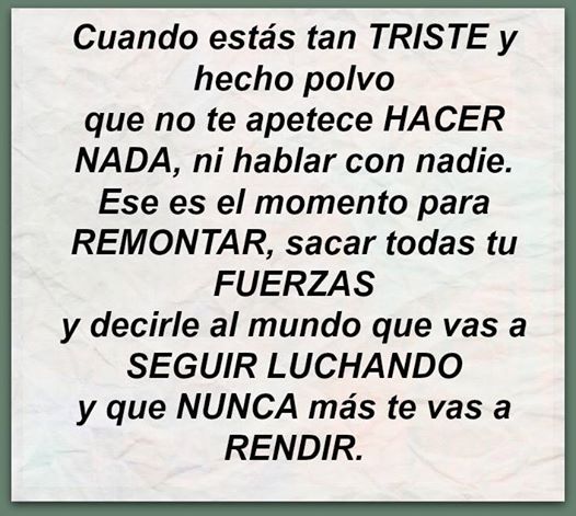 A SEGUIR LUCHANDO NUESTRA MEJOR DECISION. ~ MI GRAN MUNDO CON DIOS