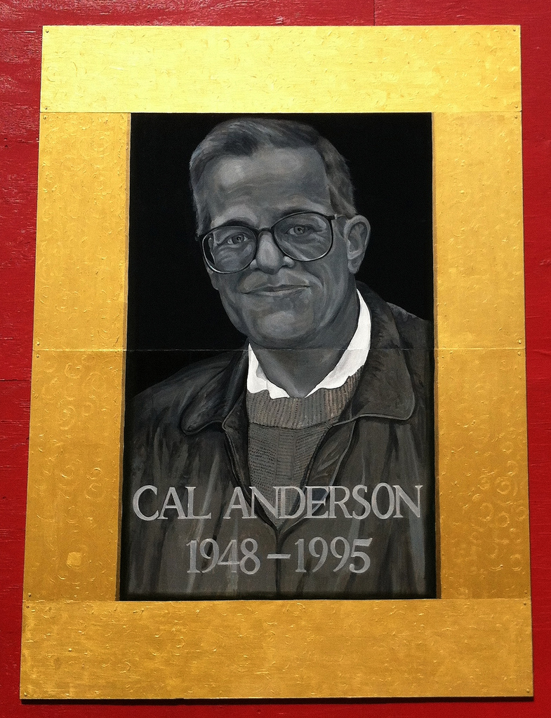 capitol hill wall project: Kelly Lyles - "Cal Anderson Portrait"