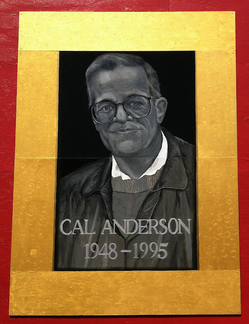 capitol hill wall project: Kelly Lyles - "Cal Anderson Portrait"