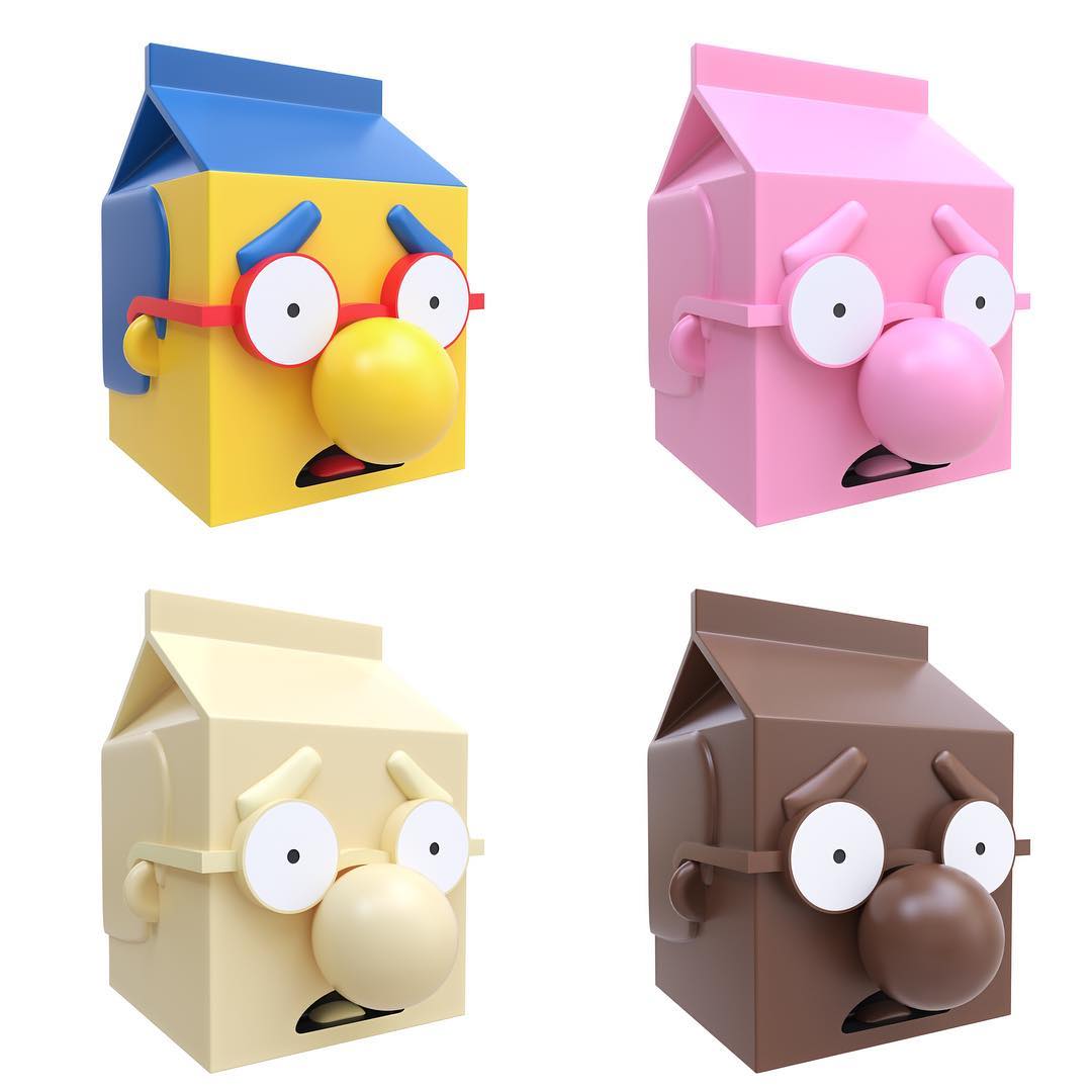 The Blot Says...: The Simpsons Milkhouse Vinyl Figure by Tattoo Dave x ...