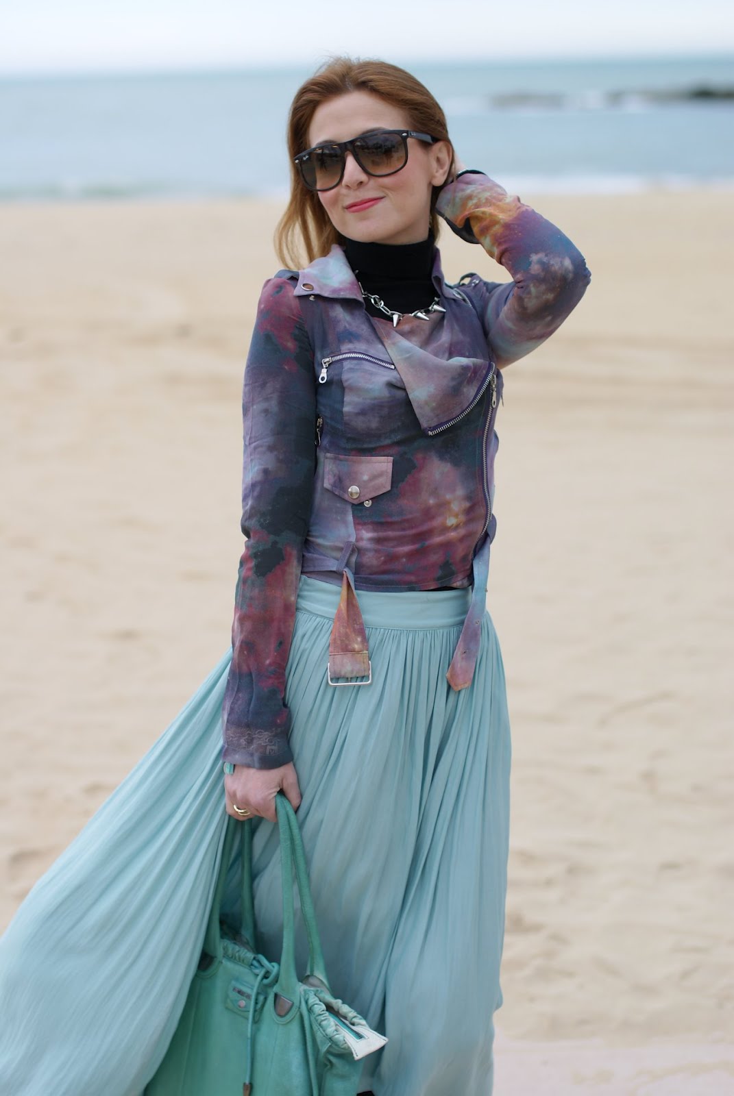 Chiffon motorcycle jacket | Fashion and Cookies - fashion and beauty blog