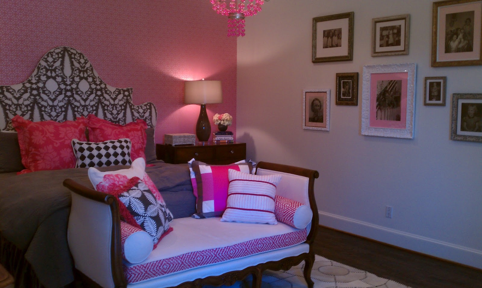 Kim Armstrong's Interior Design Blog: The Pink and the Gray
