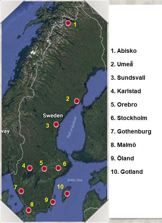 Backpacker Game Solutions: Geography Teacher - Sweden