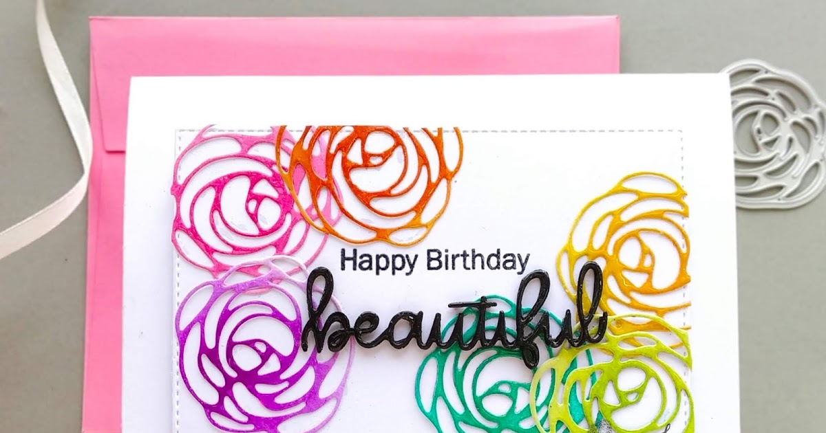 Bright and beautiful birthday card