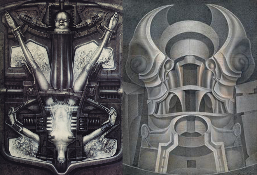 Alien Explorations: Giger's still birth machine (1976)'s relationship ...