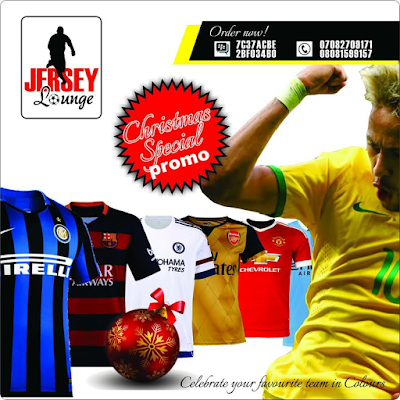 Wow! Christmas Jersey promo from Jersey Lounge...