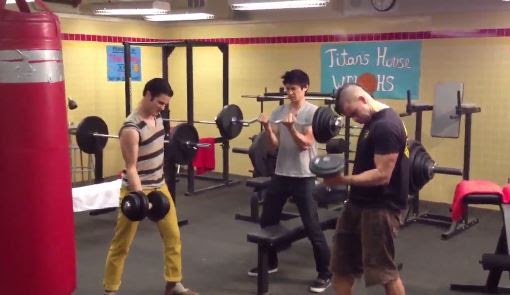 VJBrendan.com: Glee Guys Working Out!!!