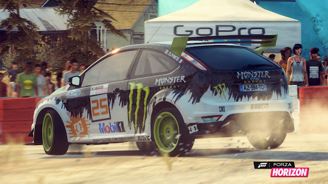 FORZA HORIZON DJYMOS: ford focus rs monster energy forza horizon