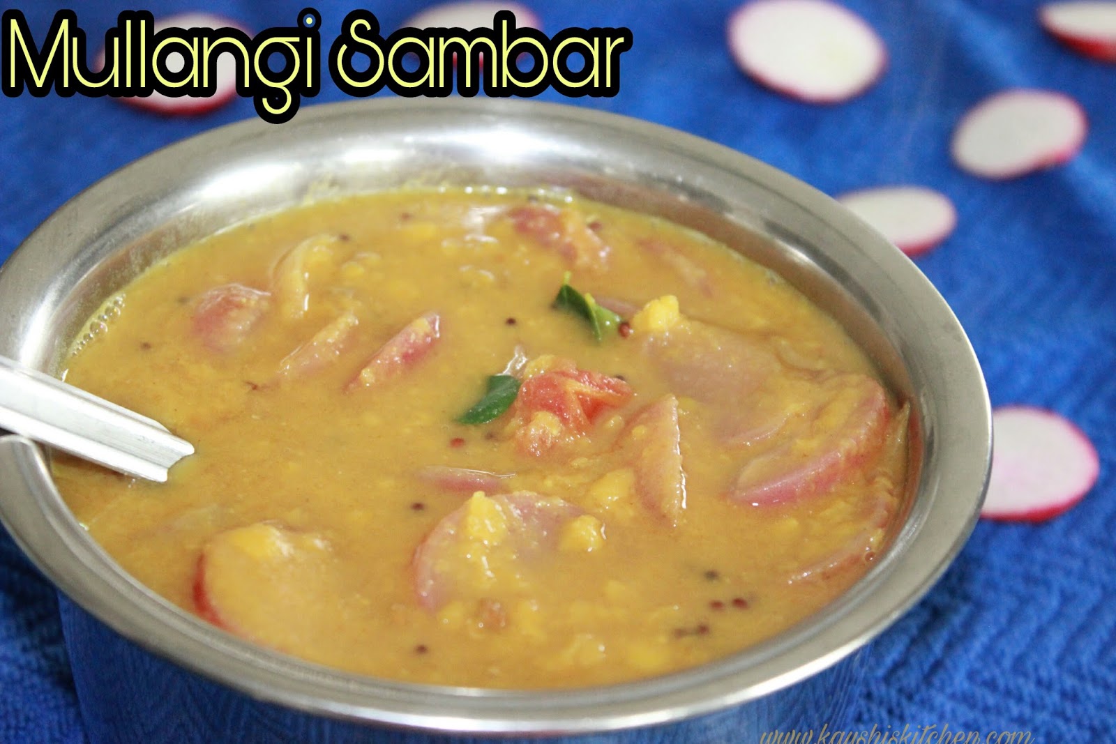 MULLANGI SAMBAR / RADISH SAMBAR - WITH LEMON