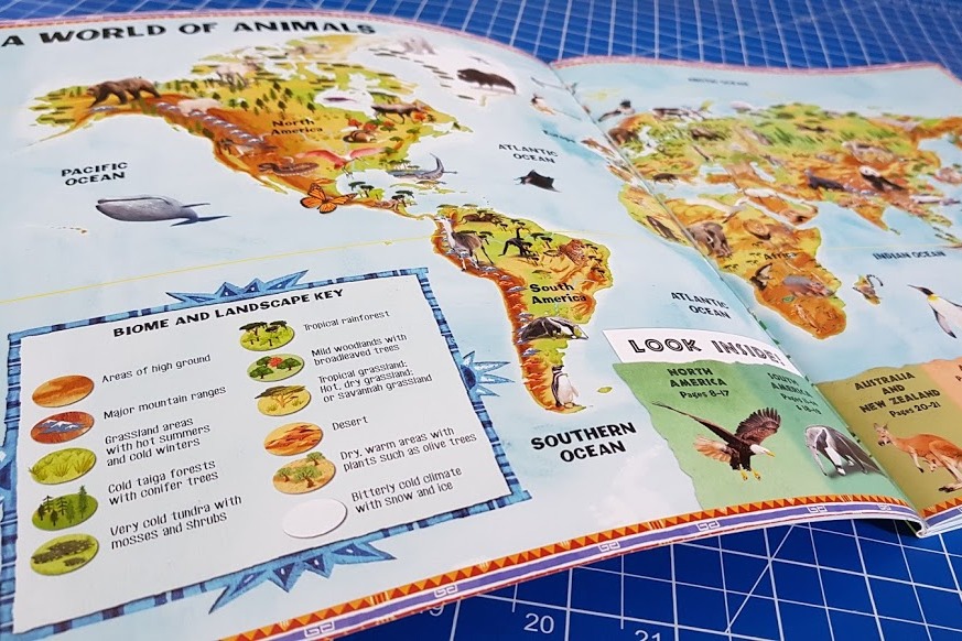 The Brick Castle: Totally Wild Fact-Packed, Fold-Out Animal Atlas ...