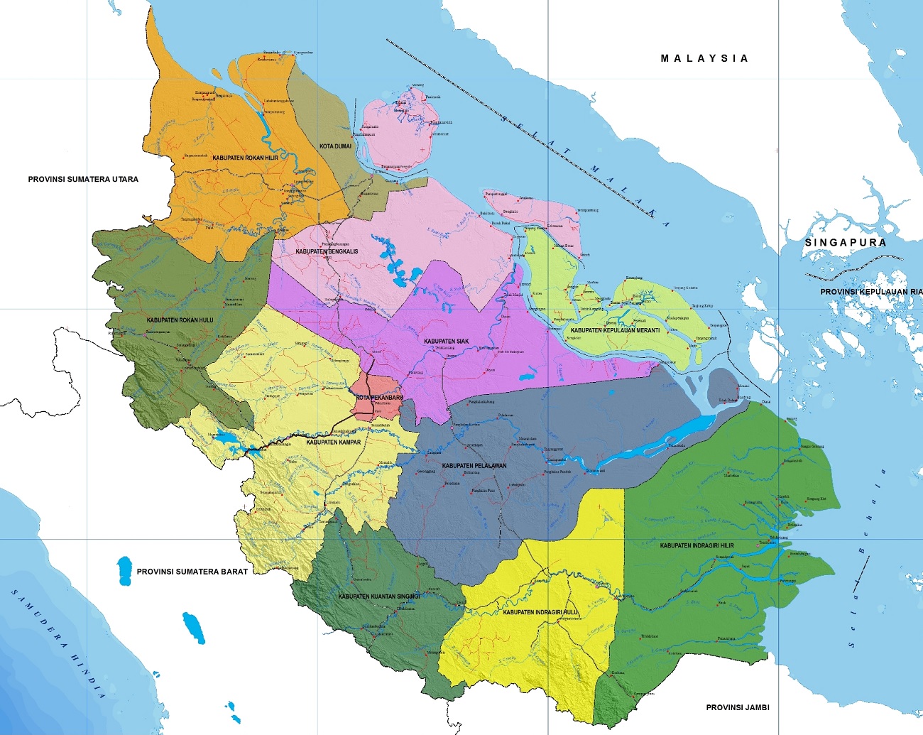 View Peta Administrasi Kabupaten Siak Images