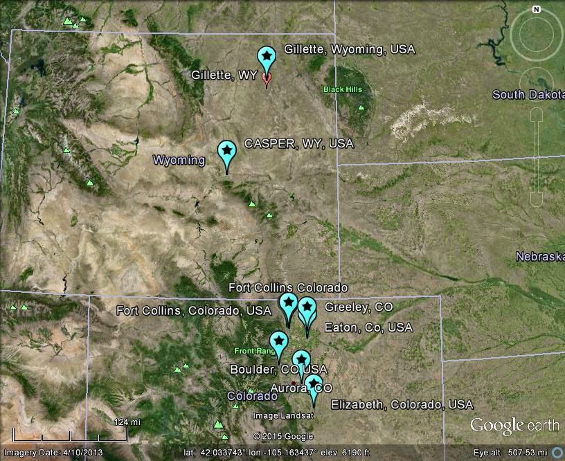 The Latest Worldwide Meteor/Meteorite News: Colorado Wyoming Early ...