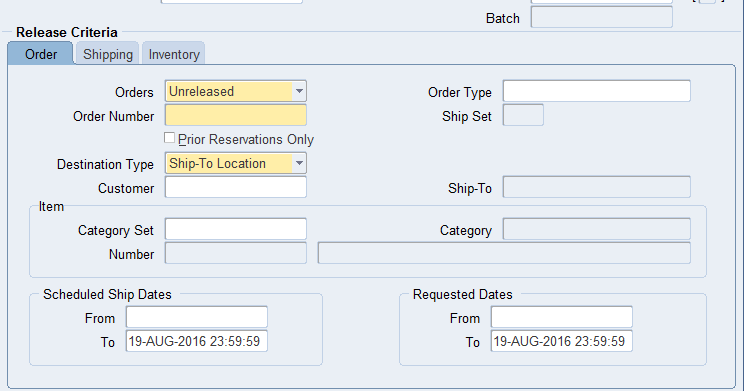 Oracle Order Management Pick Release Process « Learn Oracle