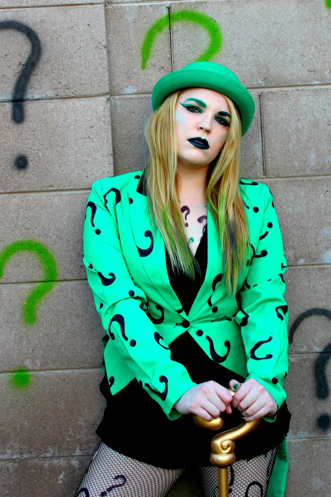 Diaries of a Sunflower: The Riddler Photo Shoot