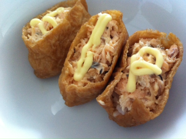 Samantha's Kitchen: Inari Salmon Sushi