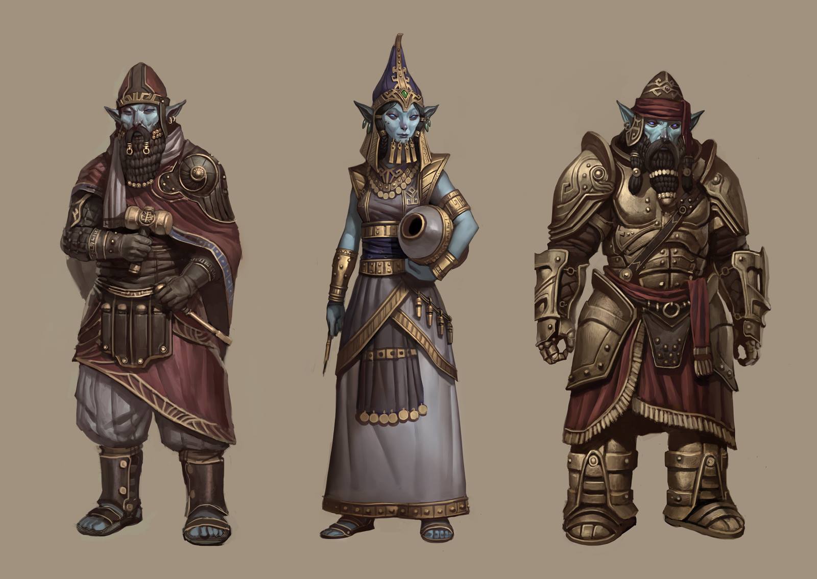 What were the Dwemer's skin color/eye color? : teslore