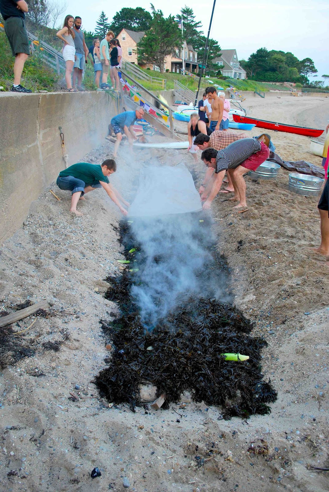 ARTS&FOOD®™: The New England Clambake (Cooked on the Beach) - A Grand ...
