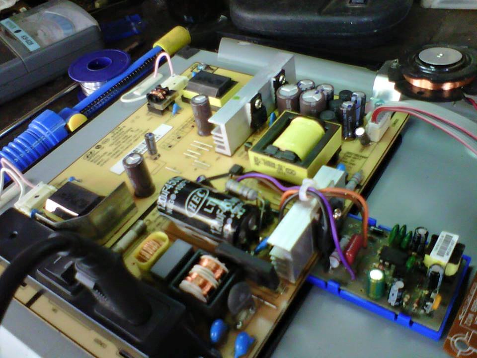 Service Tv Panggilan: Cara Pasang Power Supply Gacun Bagian 2