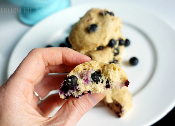 Blueberry Drop Cookies