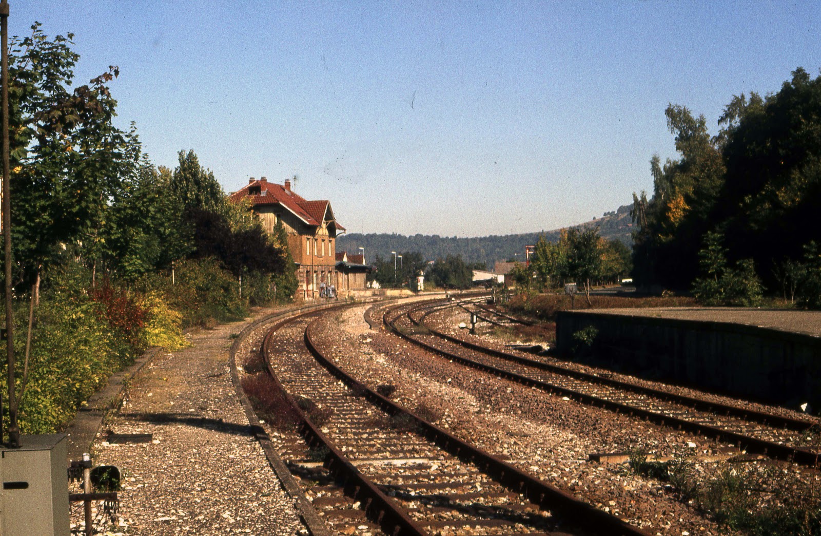 Pfullingen: Die Schienen des Hauptbahnhofs Pfullingen