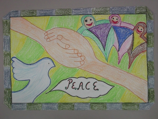 DEWS - The School, Panchkula: World Peace Poster making