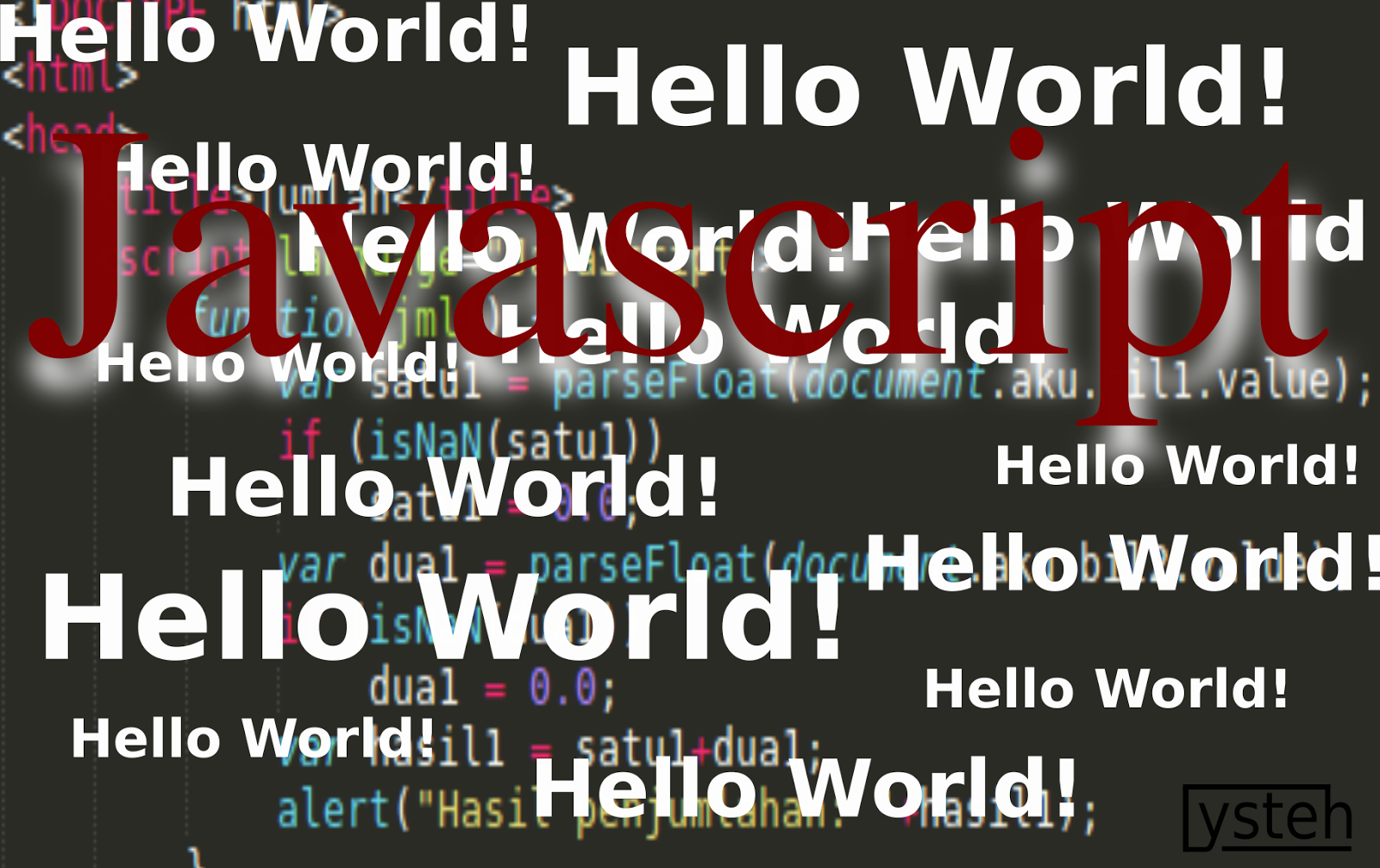 Membuat Tulisan "Hello World!" dengan Javascript - YLunak