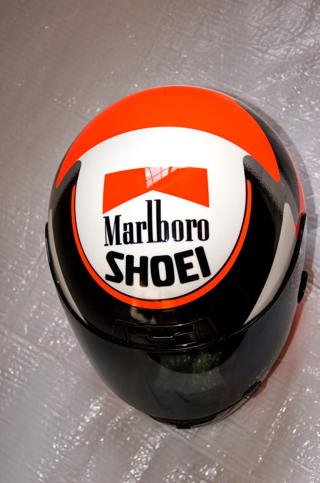 samurai‐bikers: SHOEI RACING HELMET X-8 Wayne Rainey replica super mint!