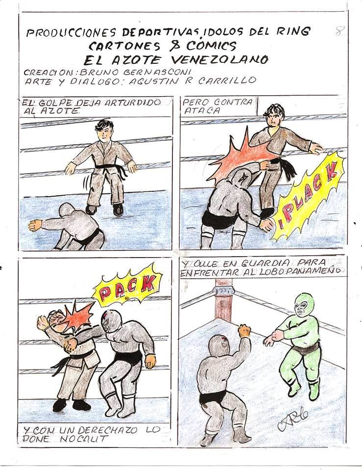 Elazotevenezolanoelblog: Comic El Azote Venezolano Vs. El Lobo Panameño