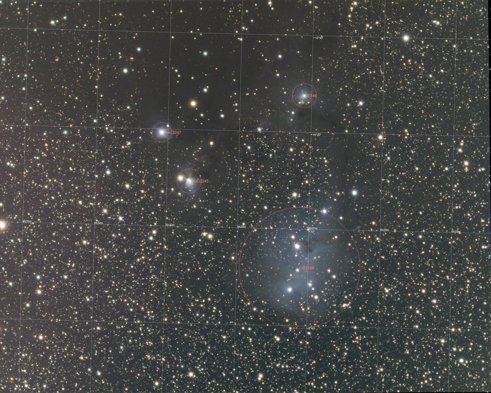Old Photon: NGC 2245 주변