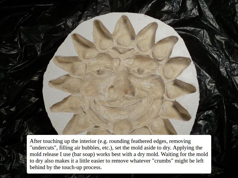 Chigger Junction: Plaster Mold : DIY Sun Face