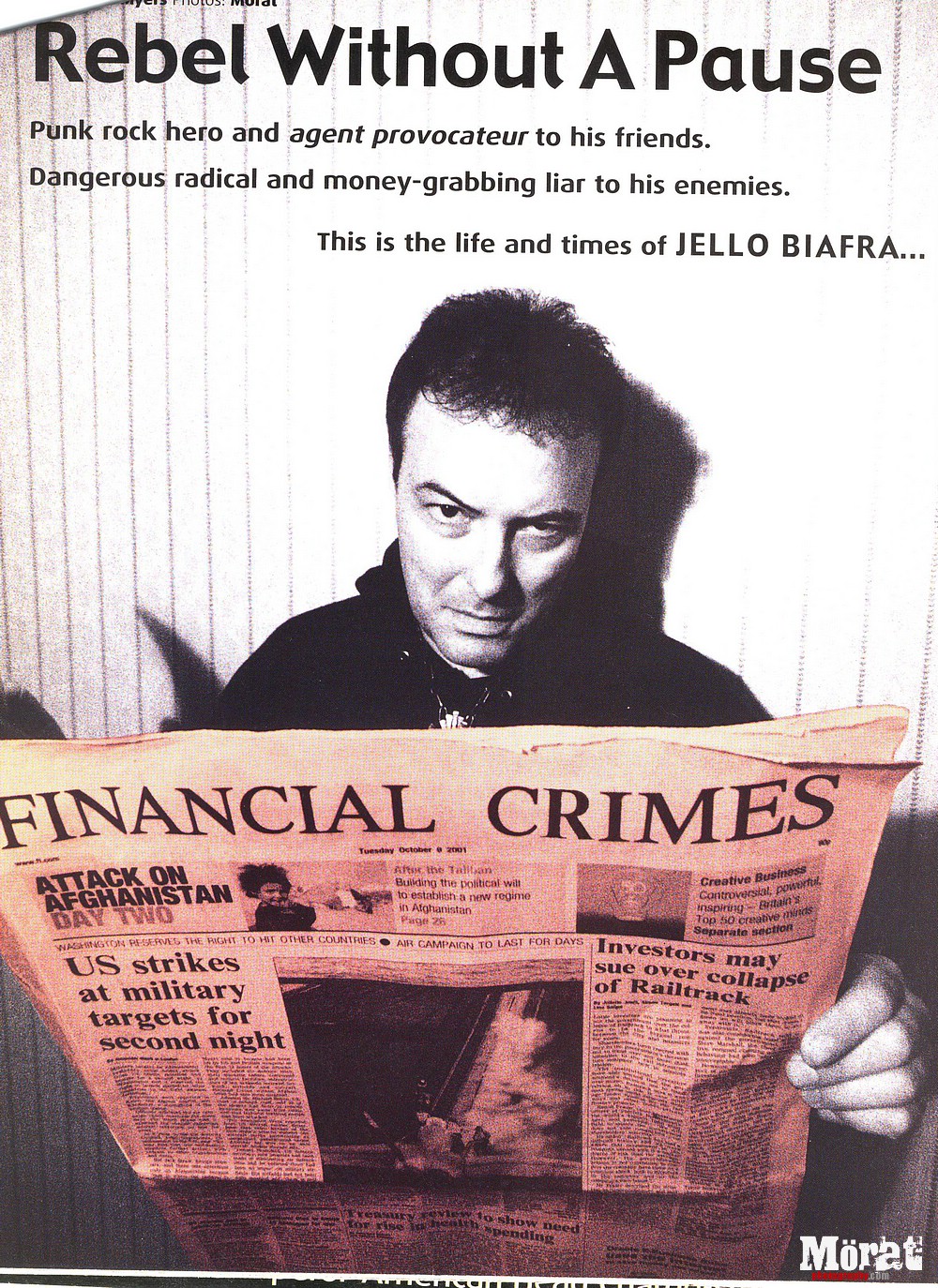 NO TODOS LOS GATOS SON PARDOS: Jello Biafra (Dead Kennedys)