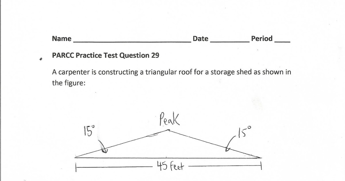 Geometry, Common Core Style: PARCC Practice Test Question 29 (Day 172)